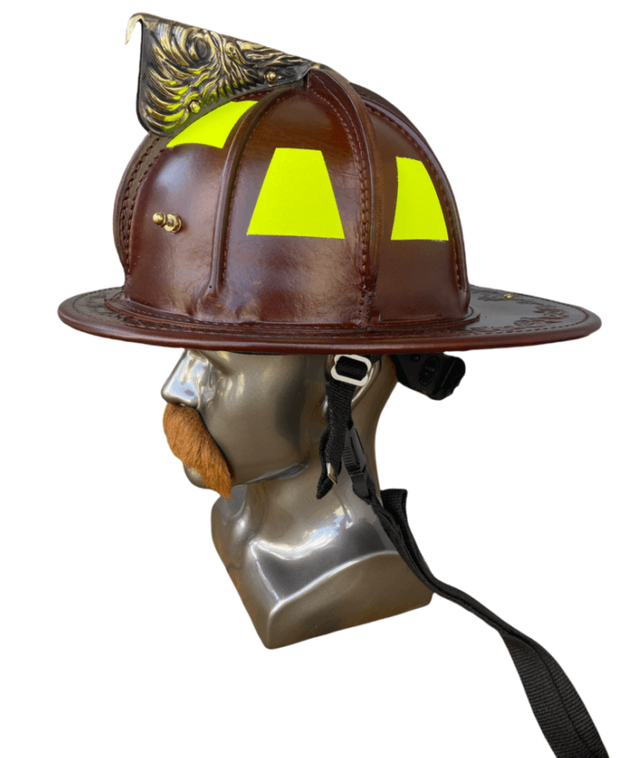 TL2 Natural Leather firefighter helmet - Phenix Fire Helmet
